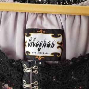 Meghan LA | Tops | Meghan Los Angeles Tabitha Silk Print Top | Poshmark